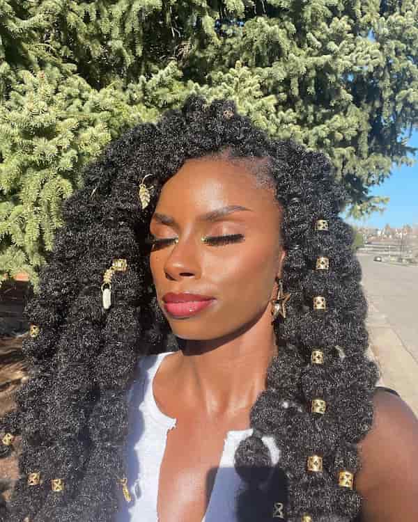 20 Bubble Braids Hairstyle for African Women
