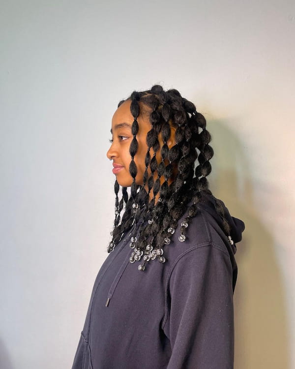 20 Bubble Braids Hairstyle for African Women