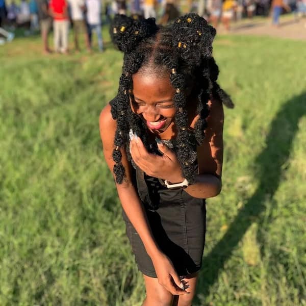 20 Bubble Braids Hairstyle for African Women
