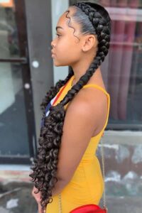 Top 30 Dutch Braids Hairstyles for Black Women