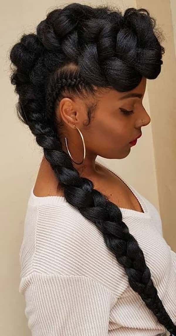 15 Best Black French Braid Hairstyles Ideas